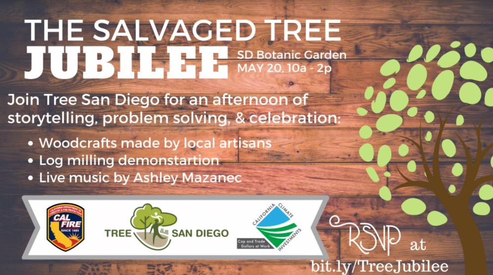 The Salvaged Tree Jubilee! May 20th – SDRUFC